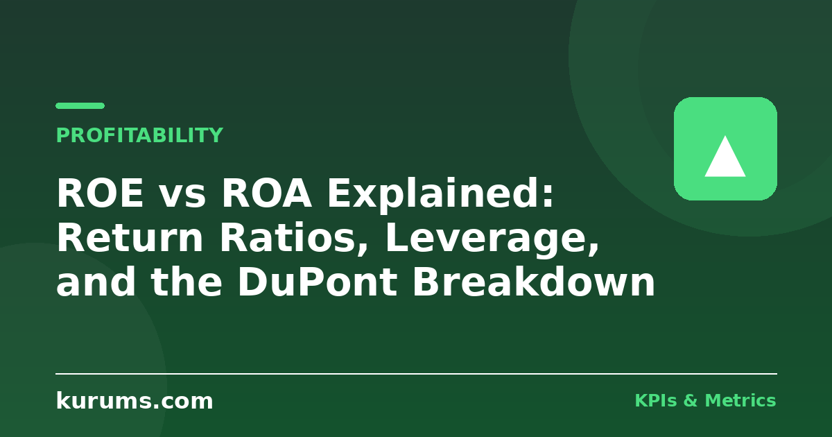 ROE vs ROA: Return on Equity & Assets Explained - Kurums | Business ...
